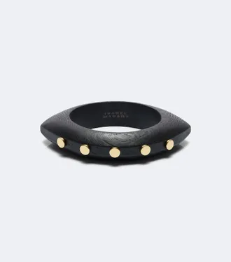 Isabel Marant Bracelet Layla en bois &agrave; clous