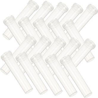 Hemoton 25st&uuml;cke Teiliges Transparente Blumenr&ouml;hrchen Aus Robustem Kunststoff N&auml;hrstoffr&ouml;hrchen F&uuml;r Floristenbedarf Langlebige Wasserbeh&auml;lter Zur Frischhaltun