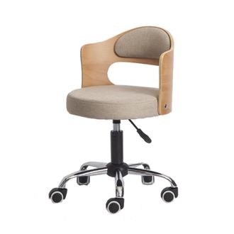 Generic B&uuml;rostuhl, Breite Sitzfl&auml;che, Armlose, H&ouml;henverstellbare Computerst&uuml;hle, Geeignet for Das Heimb&uuml;ro, Kann 75 Kg Tragen(Color3)