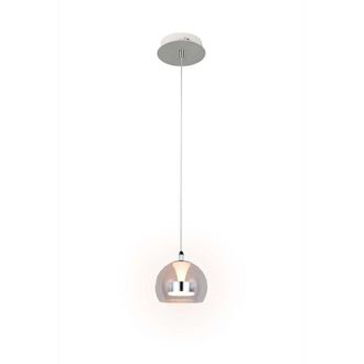 Trio Pendelleuchte H&auml;ngeleuchte LED verstellbar chromfarben Switch-Dimmer CCT H 150cm