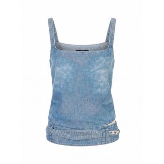 Diesel Damen, Oberteile, Blau, SGr&ouml;&szlig;e