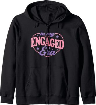Trendy Apparel In My Engaged Era Heart Shape Portrait Kapuzenjacke