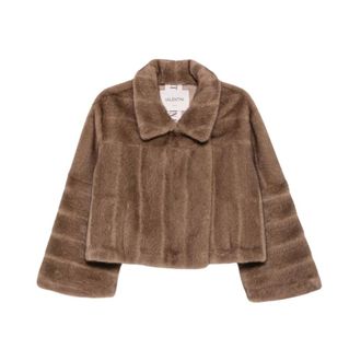 VALENTINI 1972 Eco Vintage Nerzmantel - - Jackets - Damen - Braun - XS