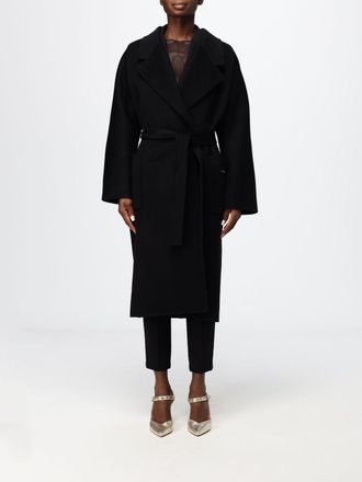 Elisabetta Franchi Blazer court slim fit &agrave; boutonnage simple et revers en pointe