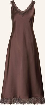 Vera Mont V By Vera Mont Satinkleid Mit Spitze braun