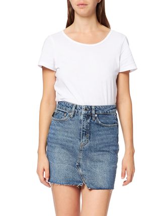Superdry Damen Denim Mini Skirt, Dayle Mid Vintage, W29