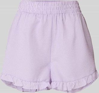 A-View Relaxed Fit Shorts mit Strukturmuster Modell Sonja