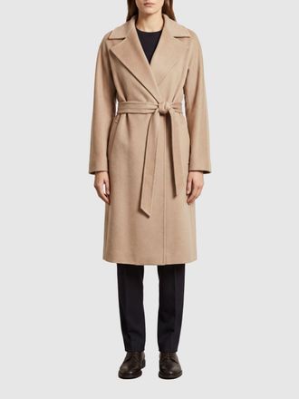 Max Mara Manteau peignoir en pure laine jusquau genou avec ceinture
