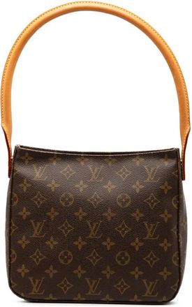 Louis Vuitton Hobo Bags - Monogram Looping MM - Gr. unisize - in Braun - f&uuml;r Damen
