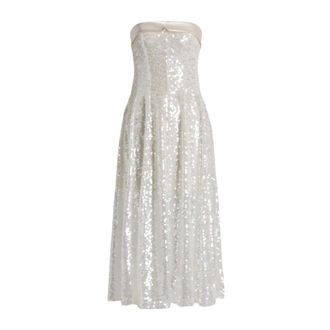 Alberta Ferretti Damen, Kleider, Beige, 2XSGr&ouml;&szlig;e