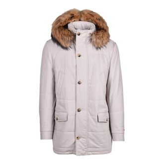 LUIGI BORRELLI NAPOLI Parka - - Coats - Herren - Wei&szlig; - 3XL