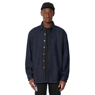 424 Homme, Chemises, Bleu, Taille: L Camicia Longsleeve Denim Shirt