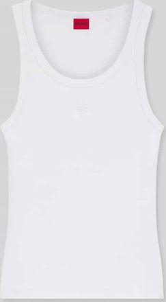 HUGO BOSS Slim Fit Top aus Baumwoll-Mix Modell DATAMIA