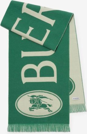 Burberry &Eacute;charpe en laine &agrave; logo