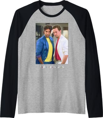 Friends TV Show Chandler Ross Miami 80er Jahre Fashion Vice BFF 90er Jahre Raglan