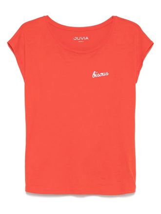 Juvia T-Shirt aus Baumwolle - Rot