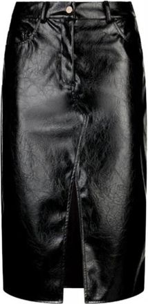 Liu Jo Femme, Jupes, Noir, Taille: 38 FR Jupe Brillante Cinq Poches