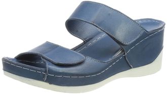 Andrea Conti Damen 0027996 Sandale, Jeans, 39 EU