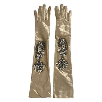 Dolce & Gabbana Damen, Accessories, Beige, 6 1/2 INGr&ouml;&szlig;e