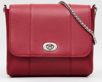 Philini Rote Umh&auml;ngetasche mit kette - Marina