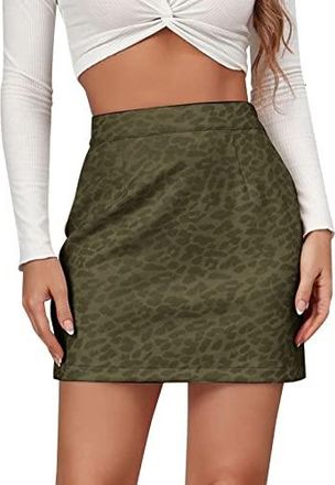 Generic Jupe Paillette Femme Short Sequin Jupe Paillettes Fluide A-Ligne Midi pour Femme &Eacute;l&eacute;gante pour Soir&eacute;e et &Eacute;v&eacute;nements
