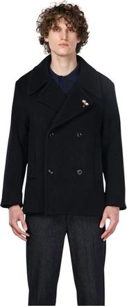 Mason's Manteau Brando - Homme - Manteaux - Bleu - Taille: L
