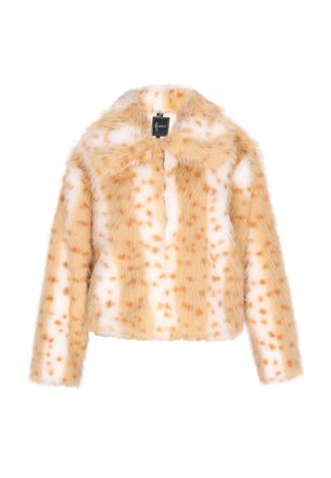 Faina Jacke Damen Braun Mehrfarbig