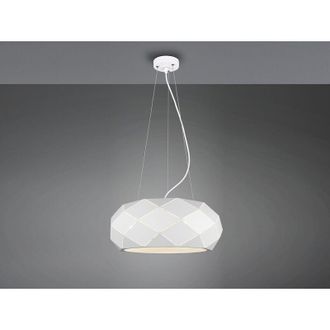 Trio Leuchten Trio Lighting - Gro&szlig;e Pendelleuchte zandor mit Lasercut Muster Wei&szlig; matt, &oslash; 50cm