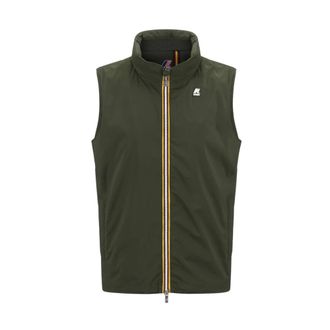 K-Way Valen Stretch Nylon Weste - - Jackets - Herren - Gr&uuml;n - M