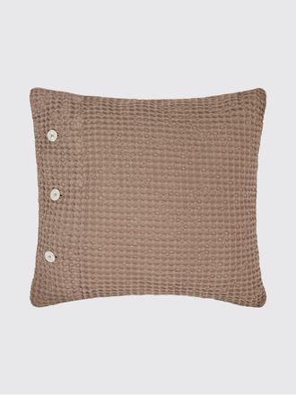 Bellora Coussin d&eacute;coratif carr&eacute; Stone en coton nid dabeille d&eacute;houssable