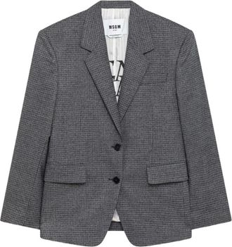 Msgm Msgm, Femme, Vestes, Gris, Taille: 40 FR Blazer