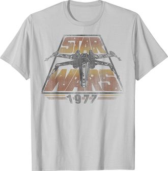 Star Wars X-Wing 1977 Vintage Retro Graphic T-Shirt T-Shirt