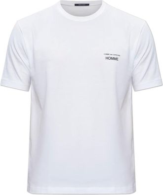 Comme Des Gar&ccedil;ons Homme, Tops, Blanc, Taille: XL T-shirt &agrave; logo