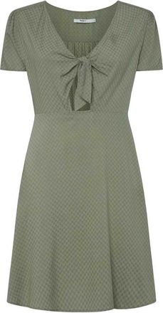 Pepe Jeans London Damen Nani Kleid, Green (Washed Green), XL