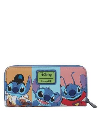 Loungefly Disney Stitch Pochette zipp&eacute;e, multicolore