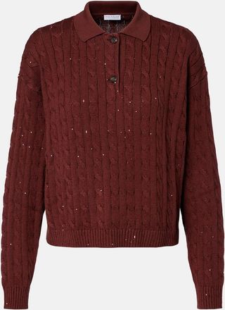 Brunello Cucinelli Polo en coton mélangé