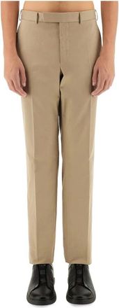 Ermenegildo Zegna Homme, Pantalons, Beige, Taille: XL Pantalon Coupe Droite