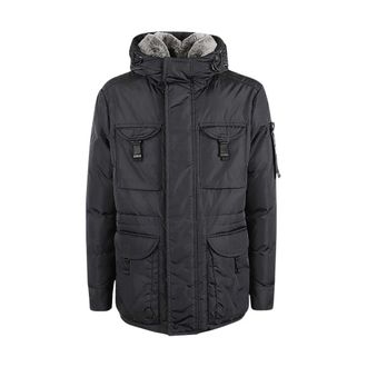 Peuterey Veste en fourrure Aiptek NBE 03 - Homme - Vestes - Noir - Taille: XL