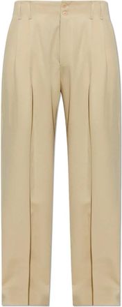 Casablanca Woll-Anzughose mit weitem Bein - - Trousers - Herren - Beige - L