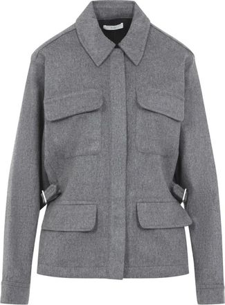 Co Arbeitshemdjacke - - Jackets - Damen - Grau - XS
