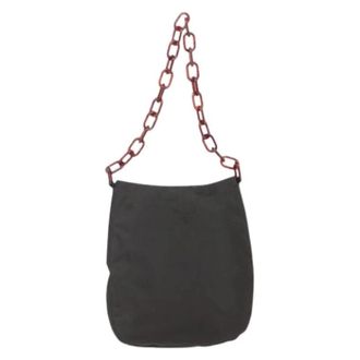 Prada Pre-owned Vintage Nylon Schultertasche - - Pre-owned - Damen - Braun - ONE SIZE
