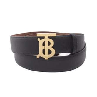 Burberry Ceinture en cuir vintage Pre-owned - Femme - Pre-owned - Noir - Taille: ONE Size