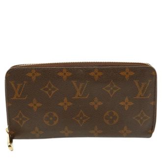 Louis Vuitton Portefeuille en toile Pre-owned - Femme - Pre-owned - Brun - Taille: ONE Size