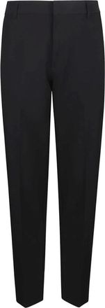 Emporio Armani Homme, Pantalons, Noir, Taille: M Chinos en serg&eacute; extensible en nylon