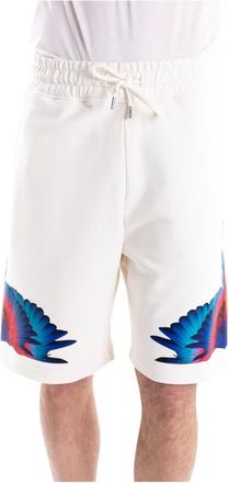 Marcelo Burlon Homme, Shorts, Beige, Taille: S Bermuda Shorts