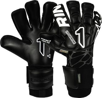 Rinat Santoloco Pro Torwarthandschuhe, f&uuml;r Erwachsene, Schwarz, Gr&ouml;&szlig;e 10