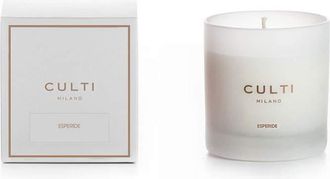 Culti Classic Duftkerze im Glas Esperide, in der Farbe Weiß, Duftnote: Zitrus, ca. 60h Brenndauer, Inhalt: 270 gr, Größe: 9,7 x 8,4cm