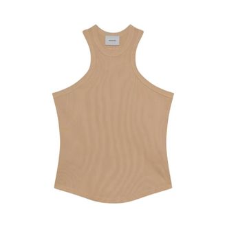 Halfboy America Tanktop - - Tops - Damen - Beige - M