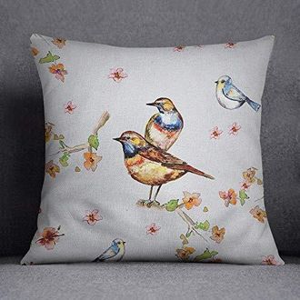 Bonamaison Le Jardin du Lin Zierkissenhüllen, Mehrfarbig, 45x45