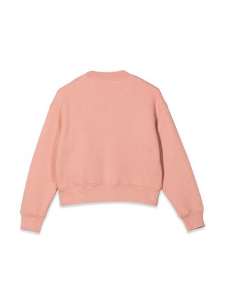 Palm Angels Cotton Crewneck Sweatshirt - Pink